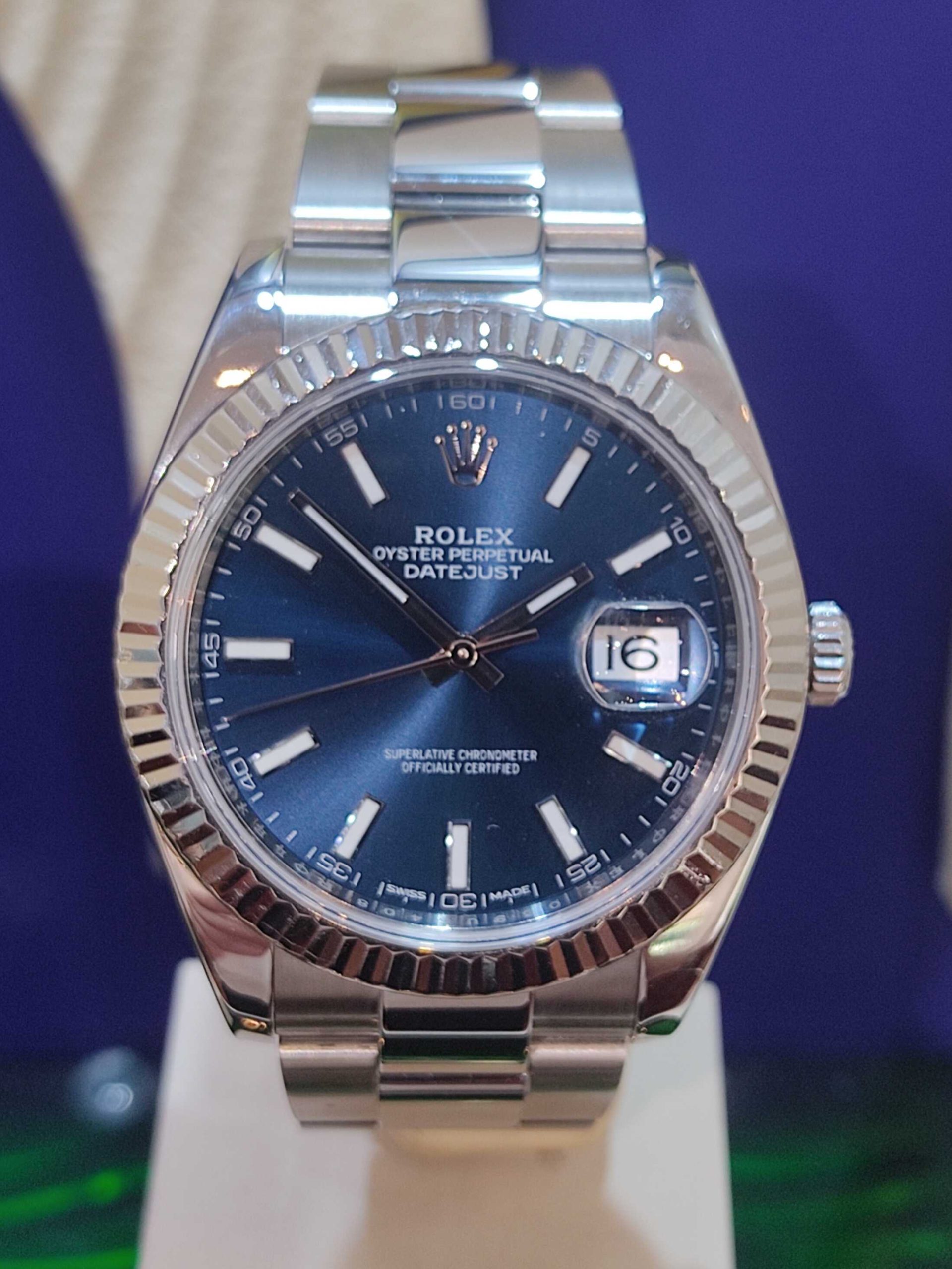 Rolex Datejust 41mm Blue Dial - Gothelf A. Watches - Tel Aviv's Finest ...